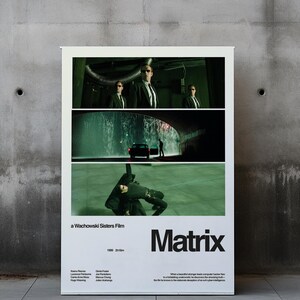 Matrix, Matrix Poster, Sci-fi Movie Wall Art, Matrix Trilogy Print ...
