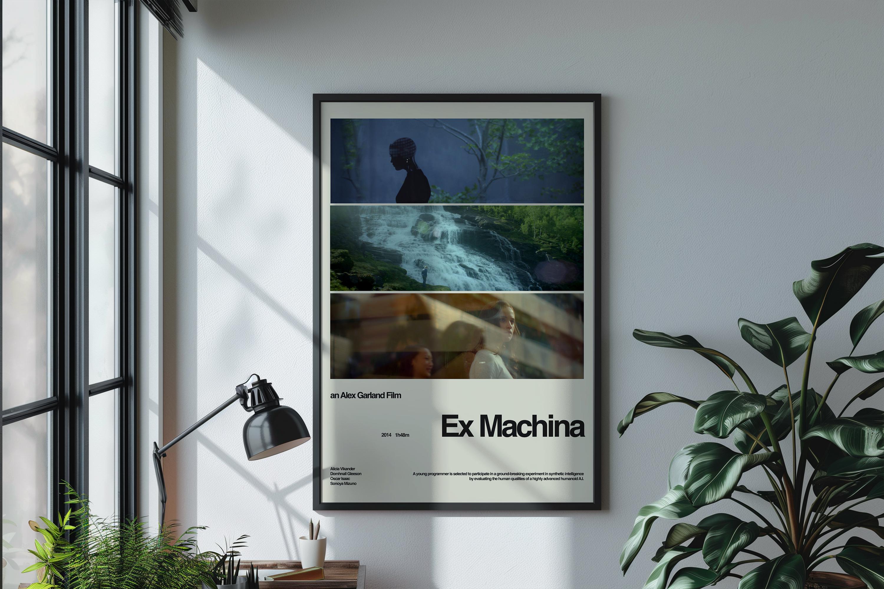 Ex Machina, Ex Machina Poster, A24 Sci-fi Wall Art, Minimalist Movie ...
