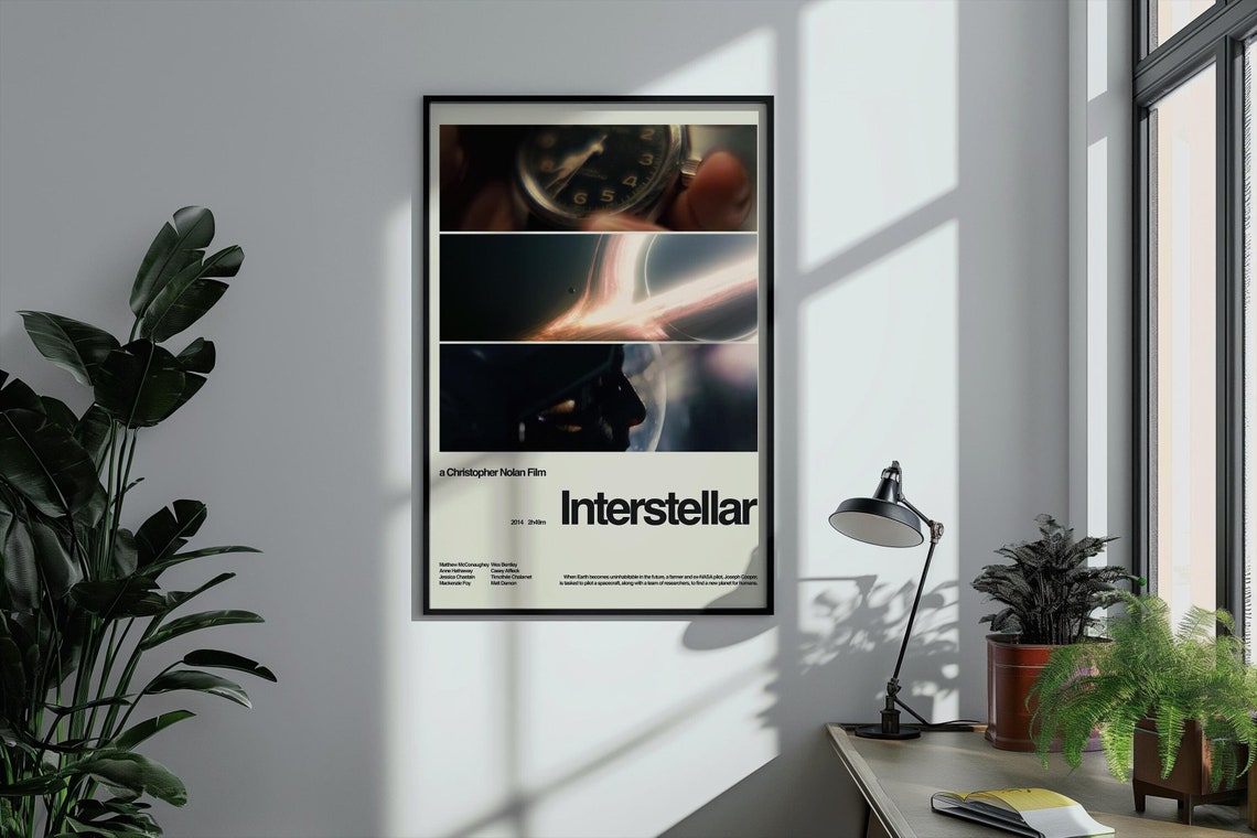 Interstellar, Interstellar Poster, Christopher Nolan Print, Sci-fi ...