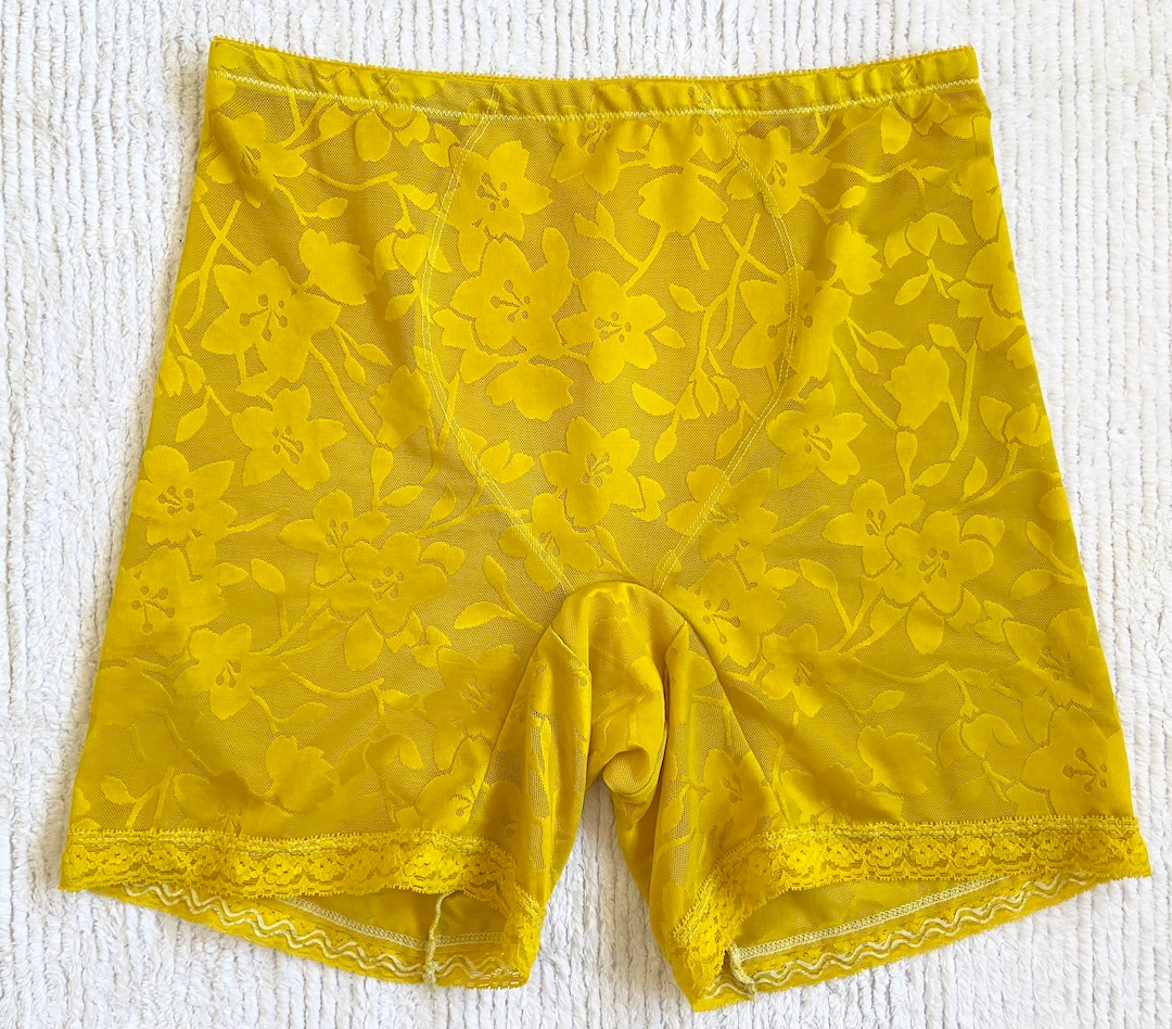 Vintage Long Leg Girdle 2xl Cortland Gold Waist Trainer 60s Etsy