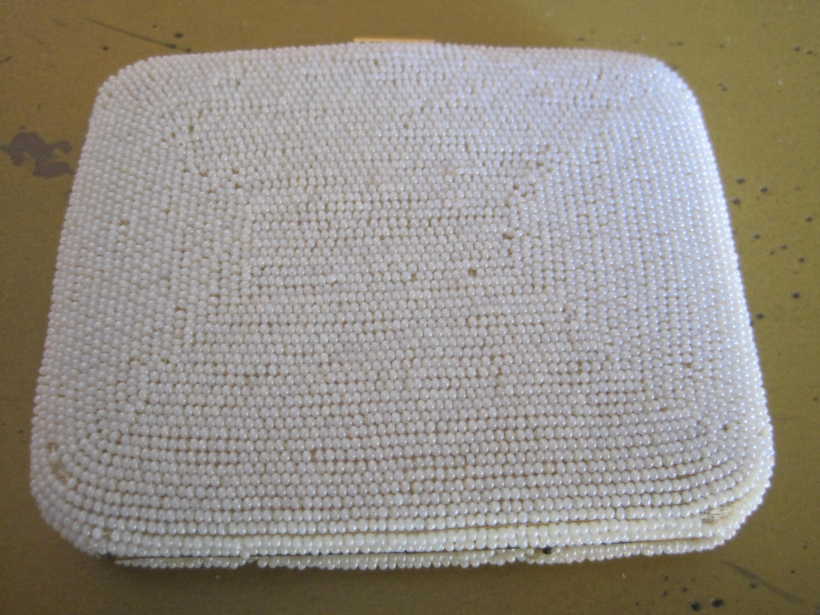 Vintage Micro Beaded Compact - Etsy