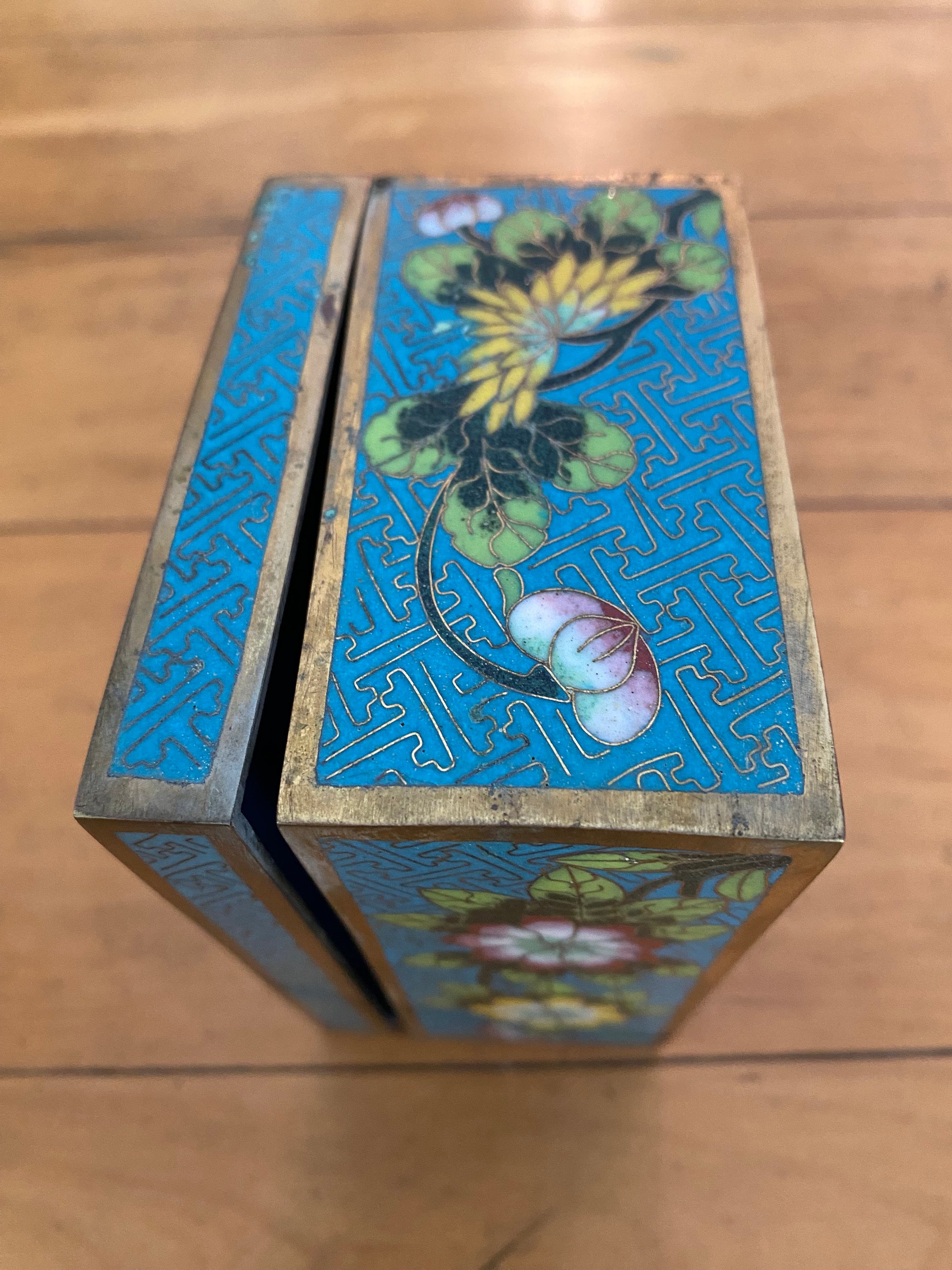 Vintage Cloisonne Box - Etsy
