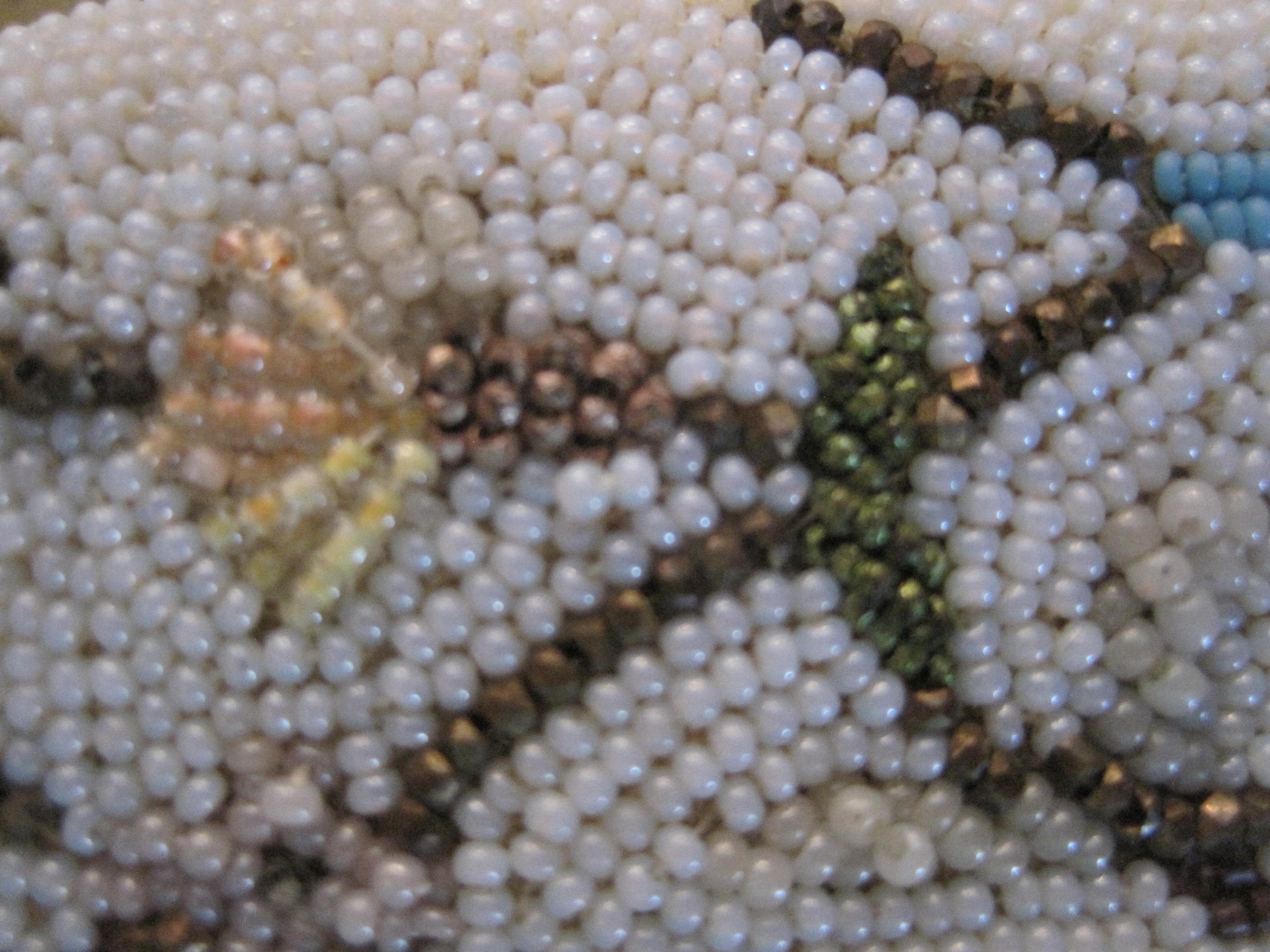 Vintage Micro Beaded Compact - Etsy