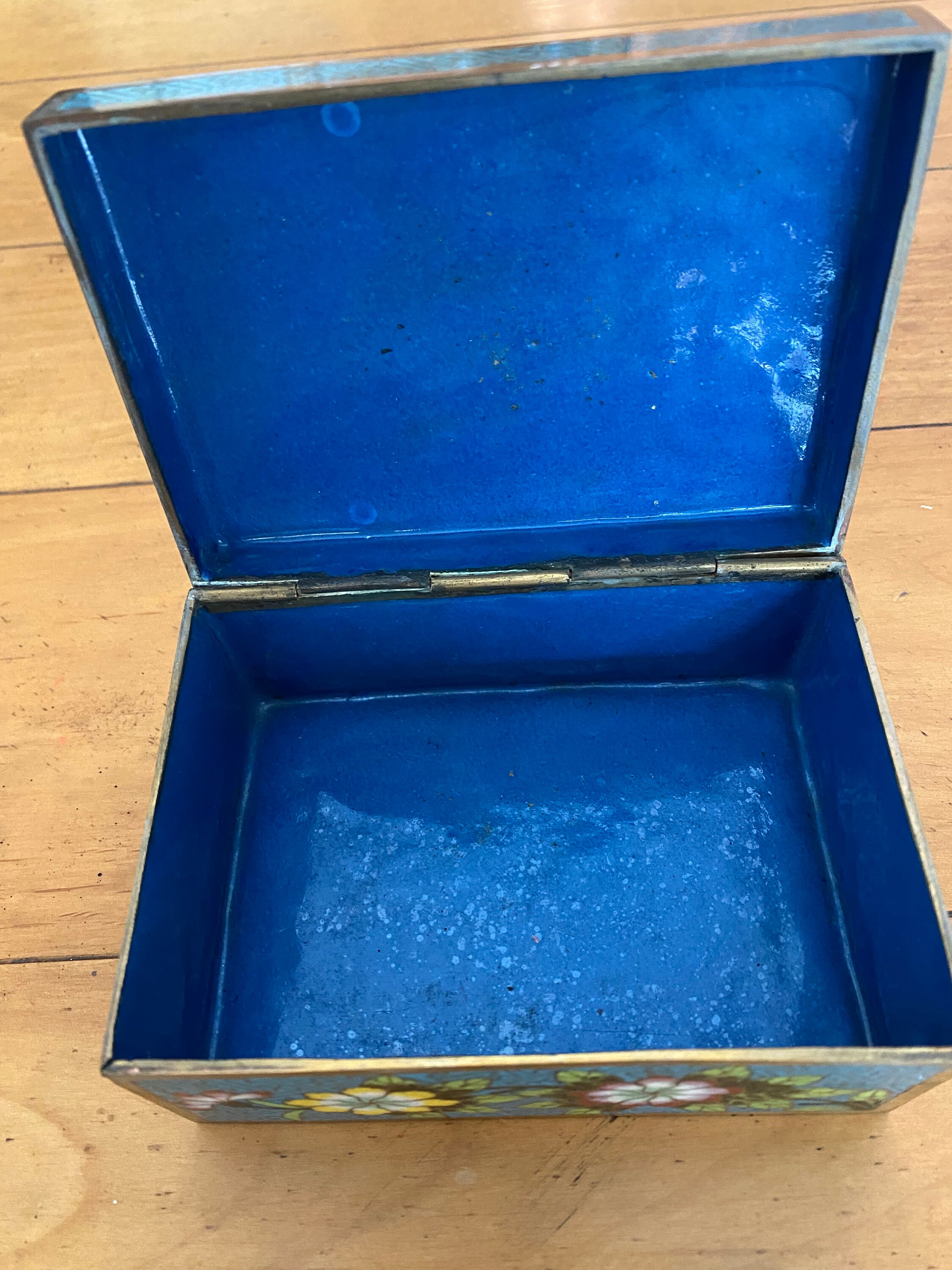 Vintage Cloisonne Box - Etsy