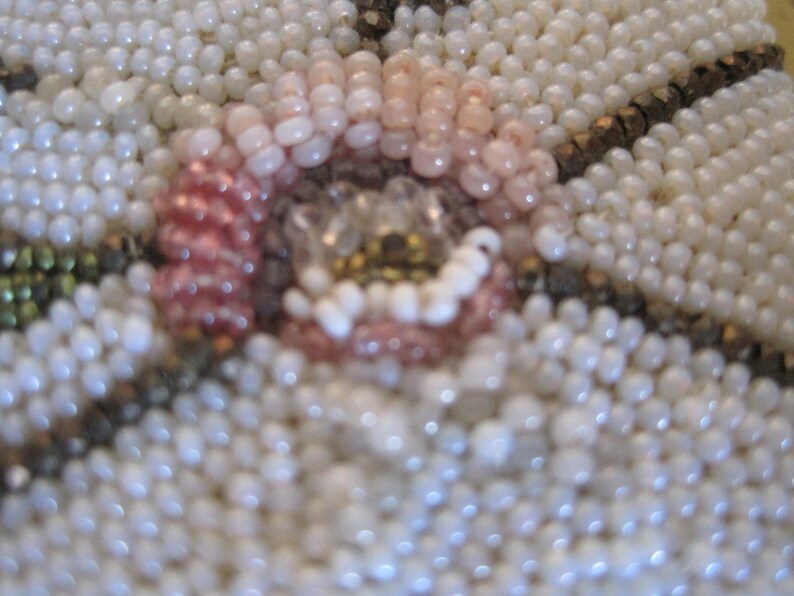 Vintage Micro Beaded Compact - Etsy