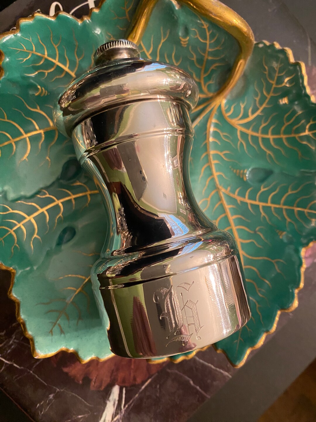 Sterling Monogrammed Peugeot Pepper Grinder - Etsy