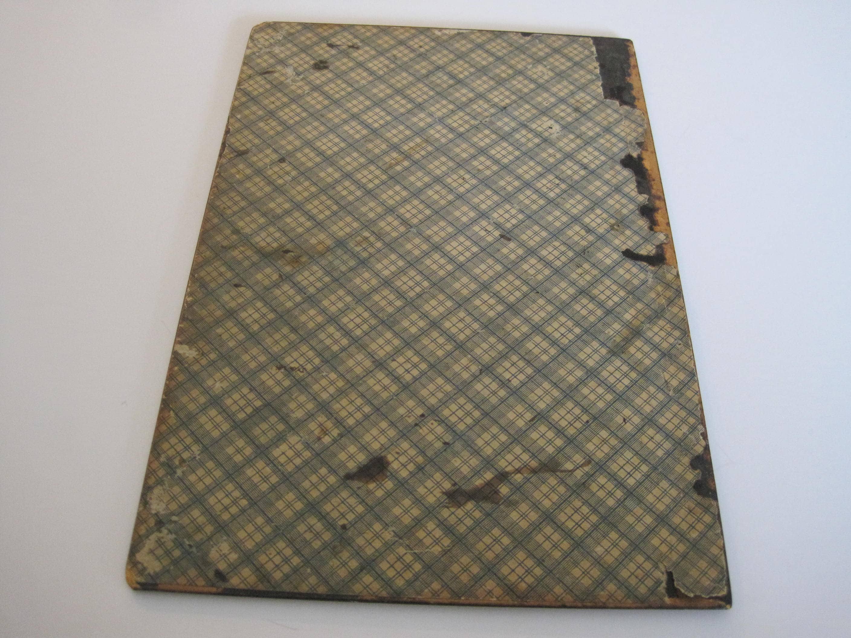 Antique Paper Mache Plaque - Etsy