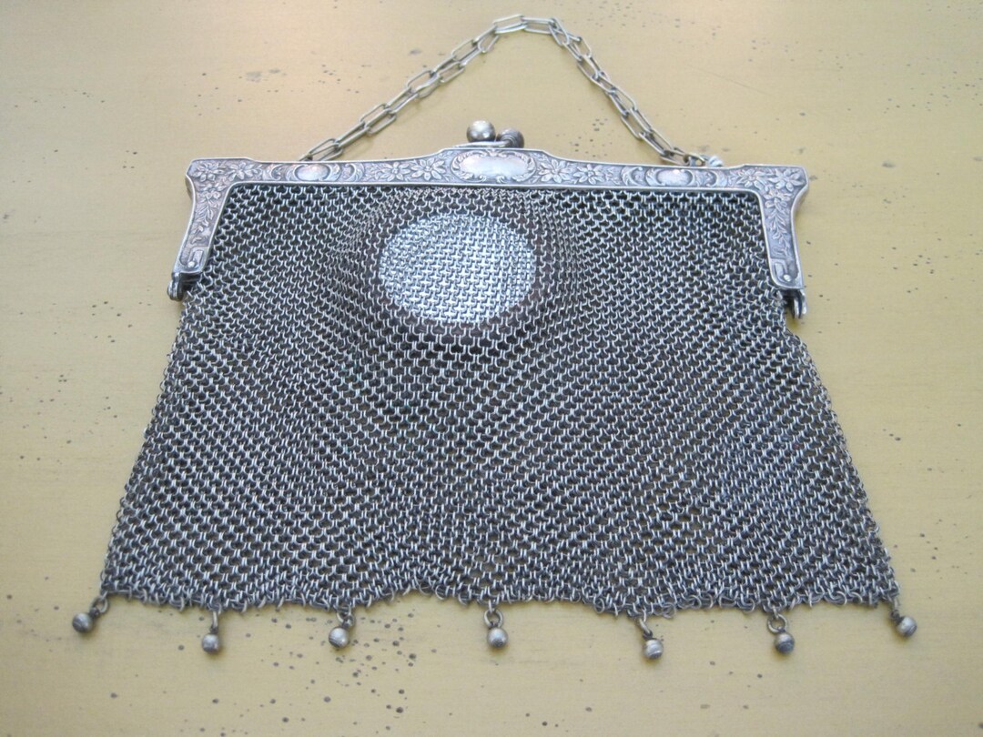 Antique German Silver Purse - Etsy