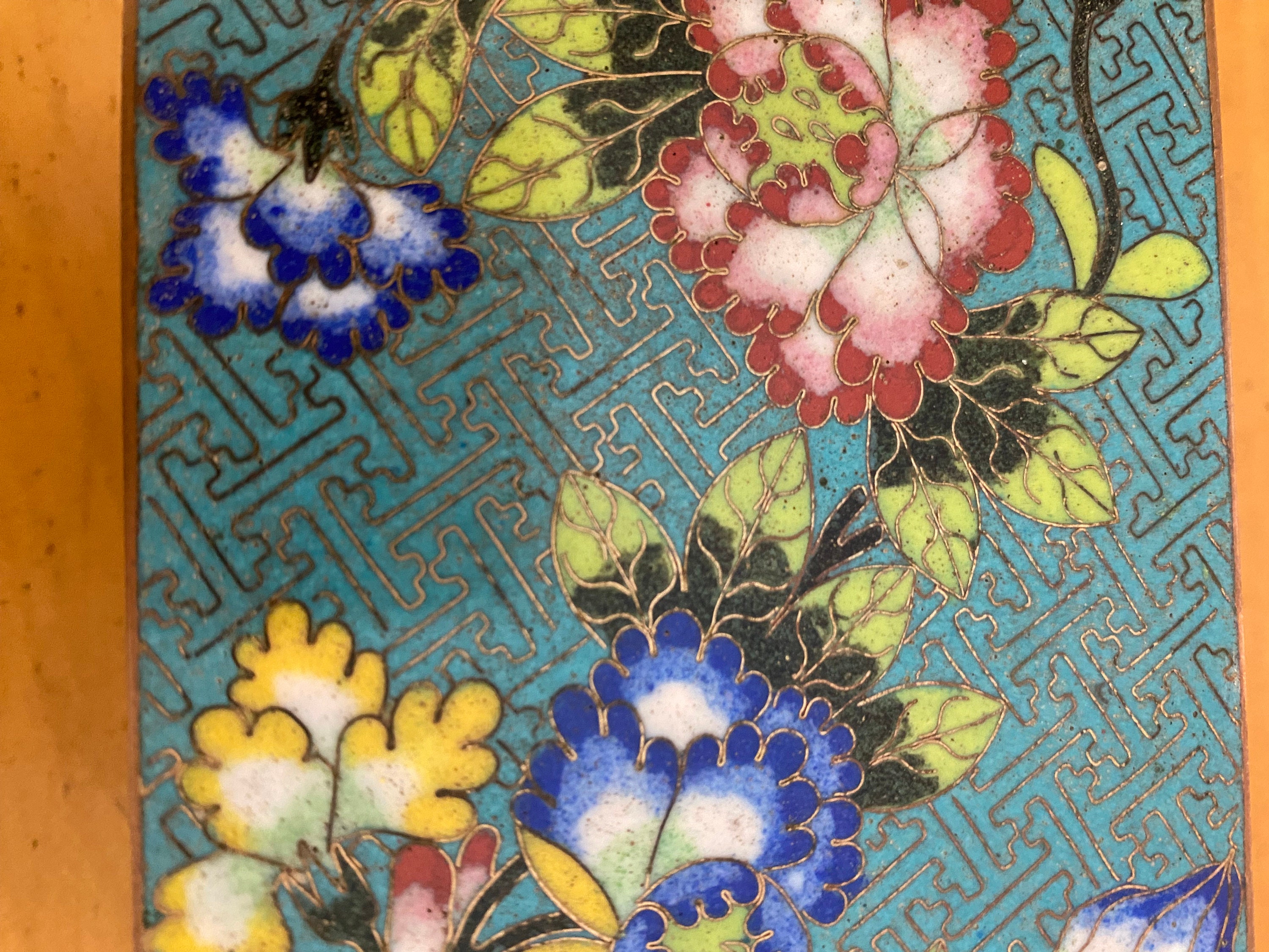 Vintage Cloisonne Box - Etsy