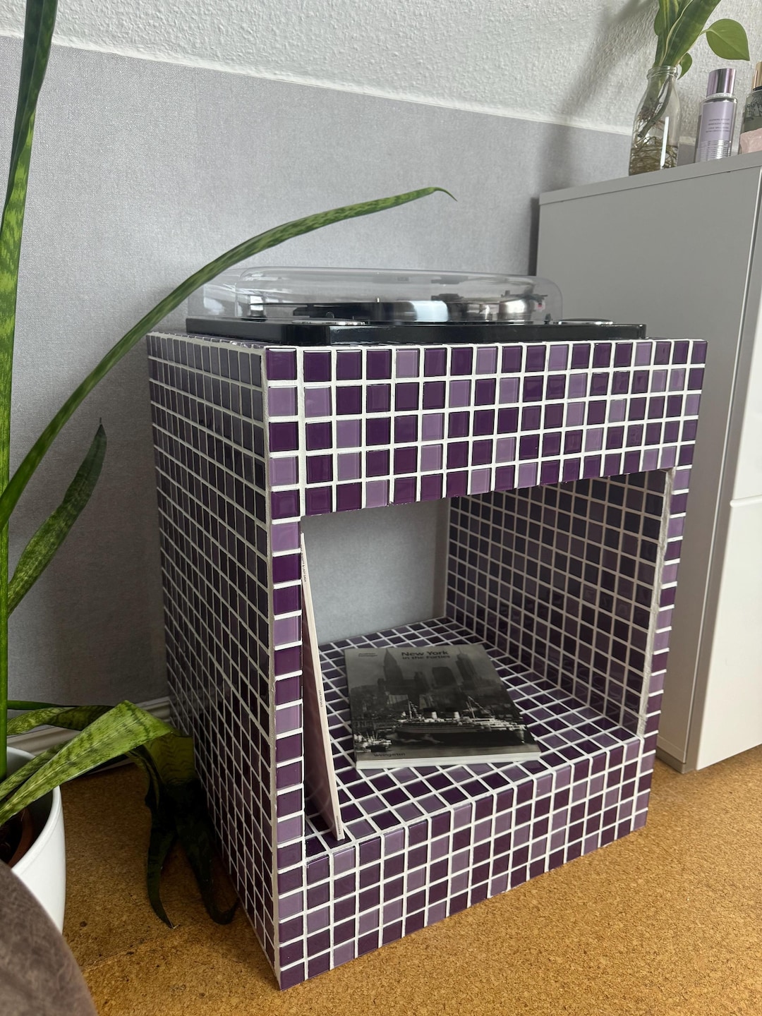 Side Table Made of Tiles. Custom Sizes and Designs Available on Request ...