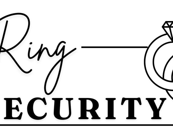 Ring Security Svg Ring Security Cricut Ring Security Eps Ring Security ...
