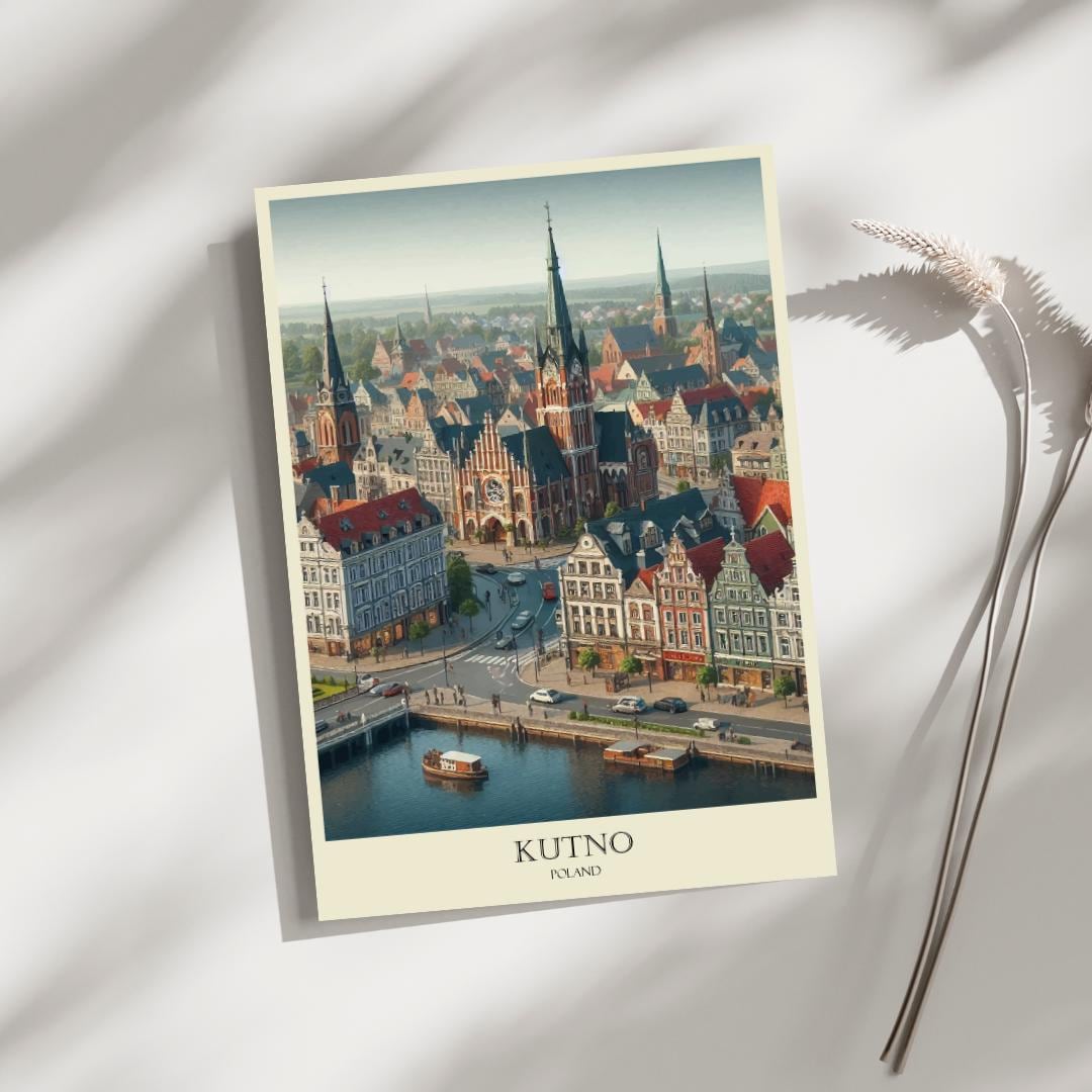 Kutno, Poland, Skyline, Travel, Poster, Print, Art, Home Décor, Wall ...