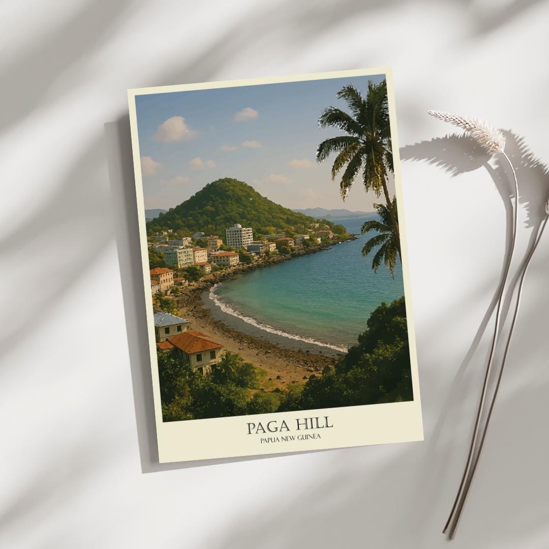 Paga Hill, Papua New Guinea, Travel, Poster, Print, Art, Home Décor ...