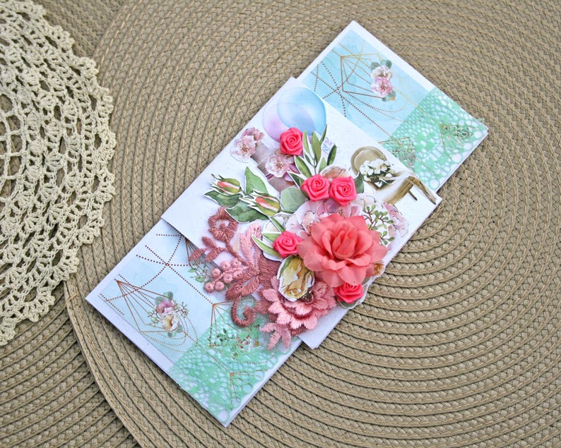 Handmade 3D Pink Rose Card for Special Occasions | Birthday ...