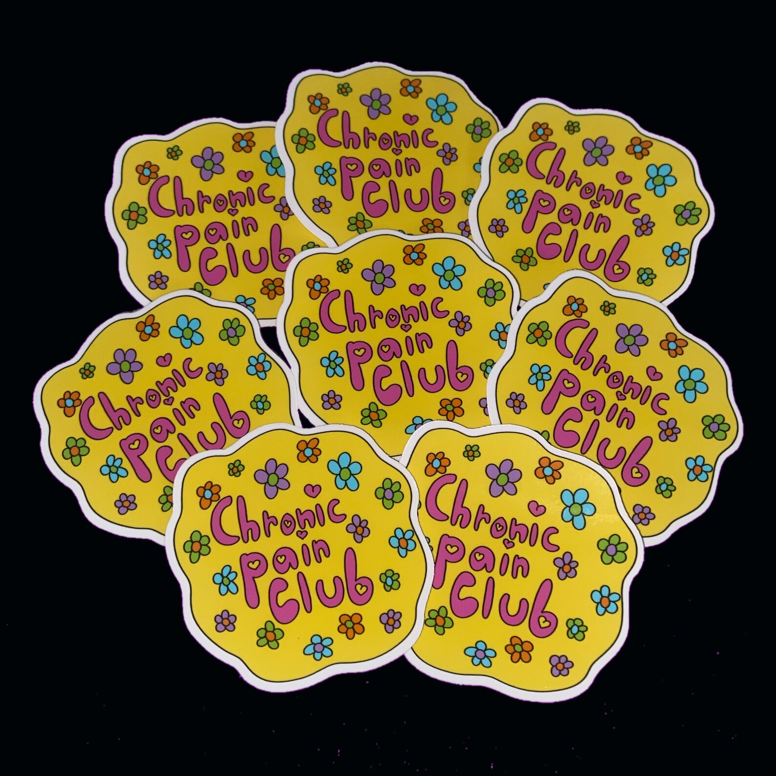 Chronic Pain Club Sticker - Etsy