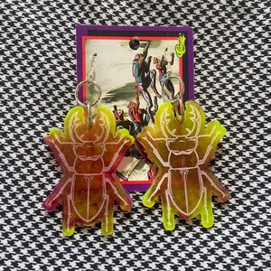 Big Beetle Earrings! (multiple Variations) - Etsy