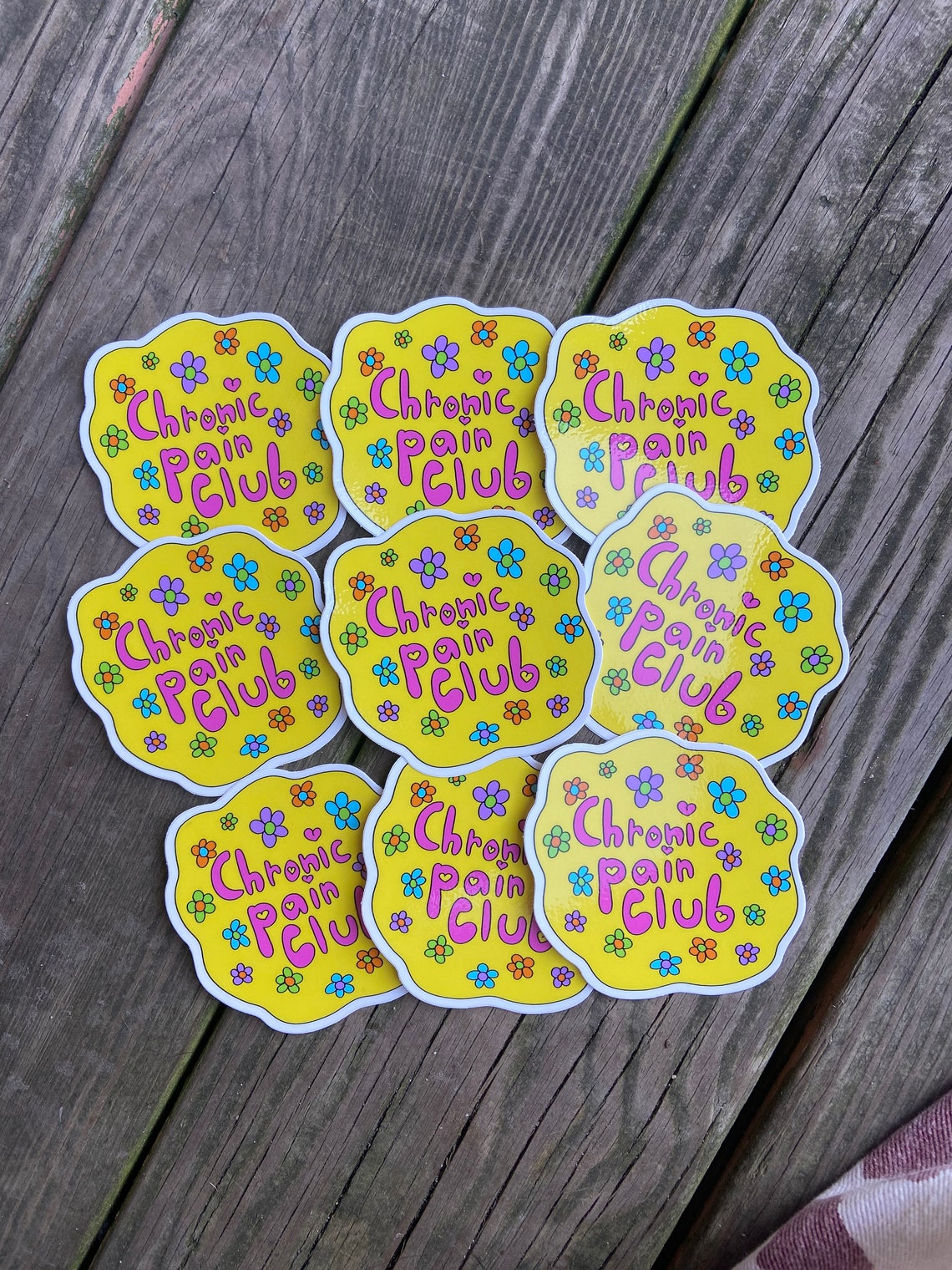 Chronic Pain Club Sticker - Etsy