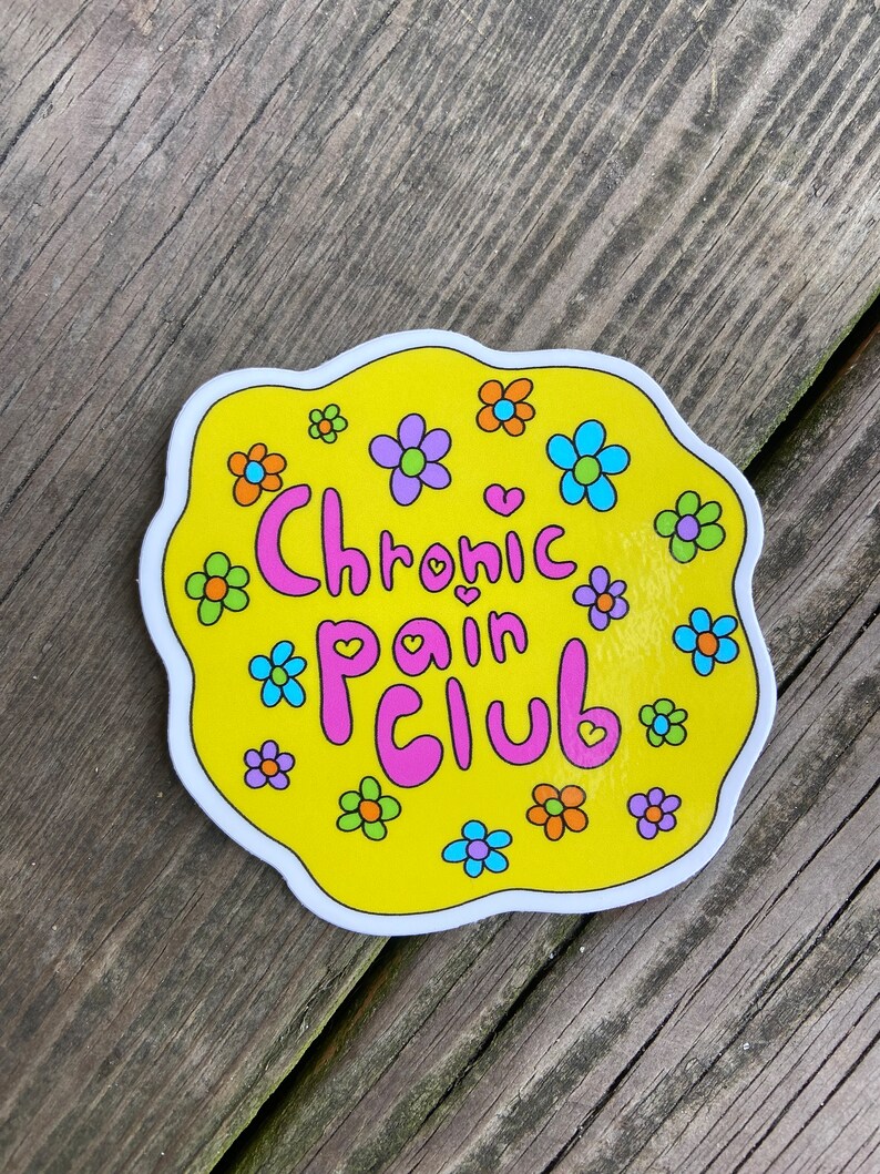 Chronic Pain Club Sticker - Etsy