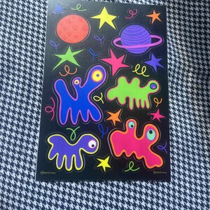 Space Blob Sticker Sheet! - Etsy
