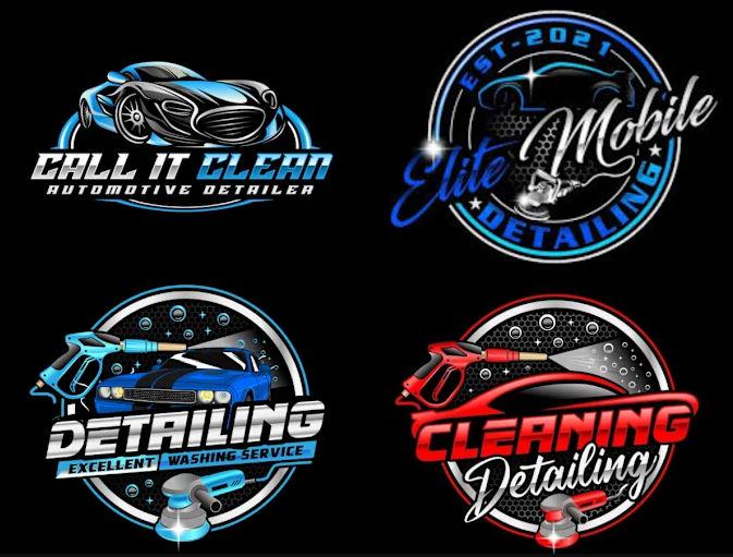 Custom Car Detailing Logo Design: Professional Business Branding - Etsy