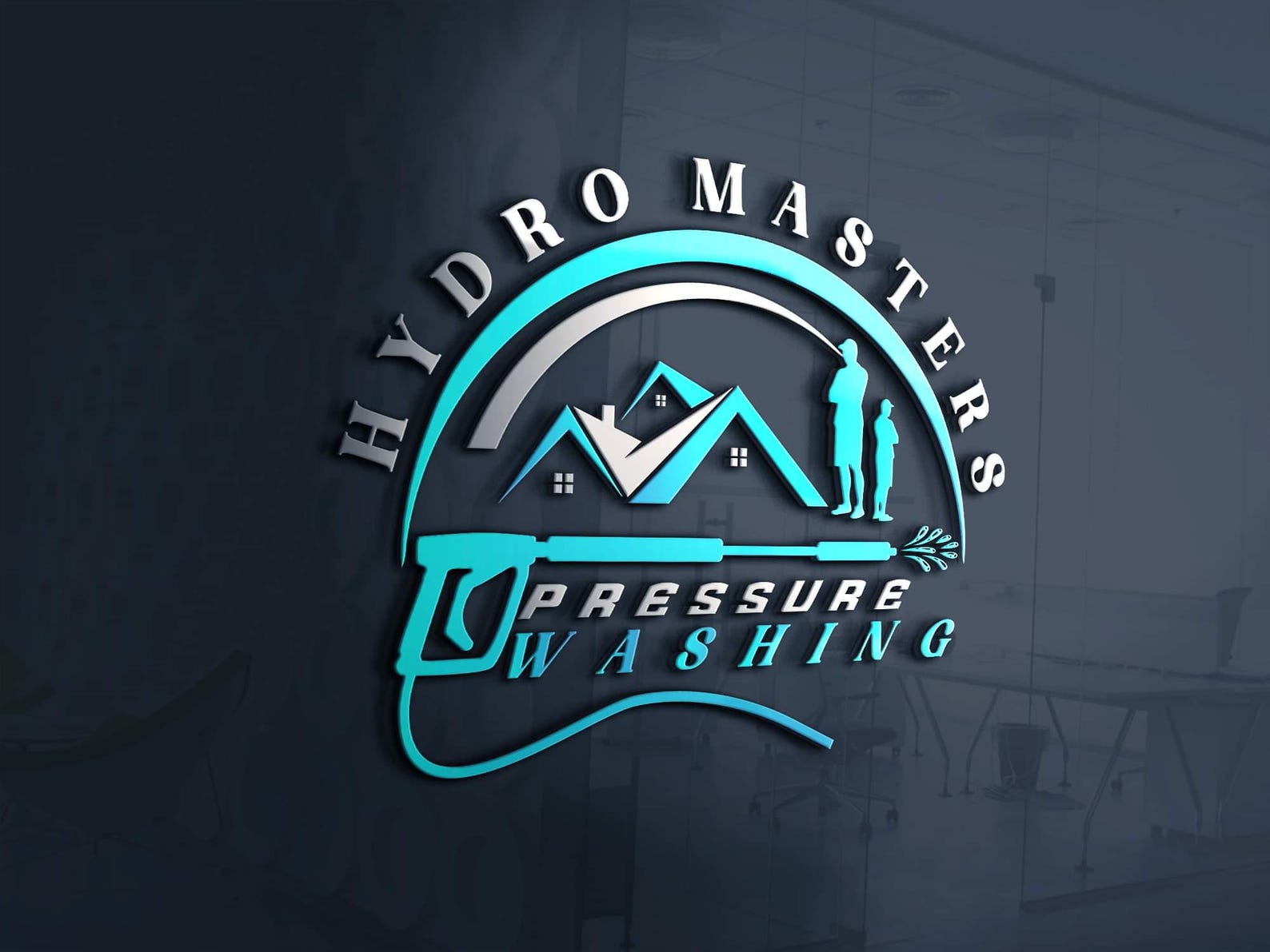 Custom Pressure Washing Logo Design: Professional Cleaning Logo - Etsy
