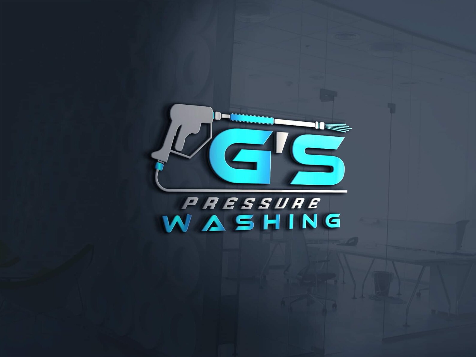 Custom Pressure Washing Logo Design: Professional Cleaning Logo - Etsy