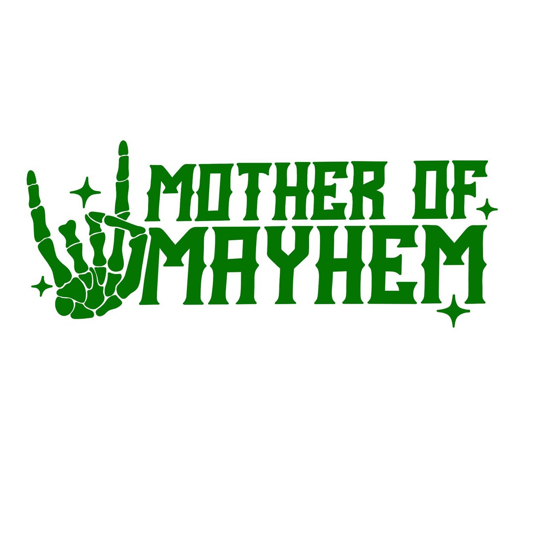 Mother of Mayhem Car Decal - Etsy