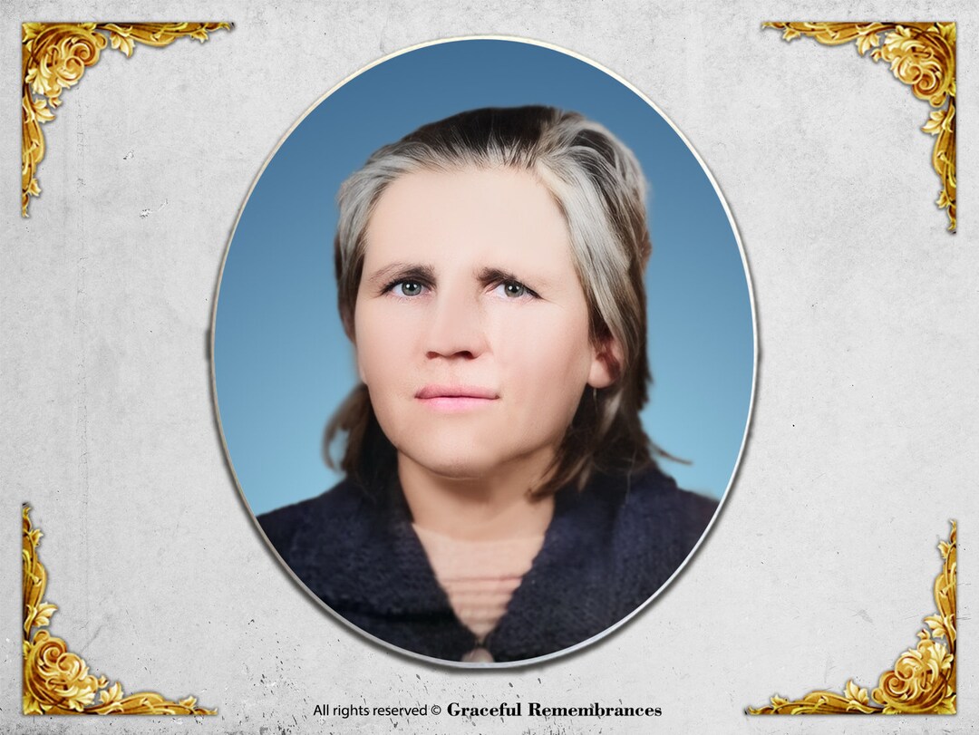 Oval Polymer-ceramic Photo Plaque Grave Marker Photo Headstone Photo ...