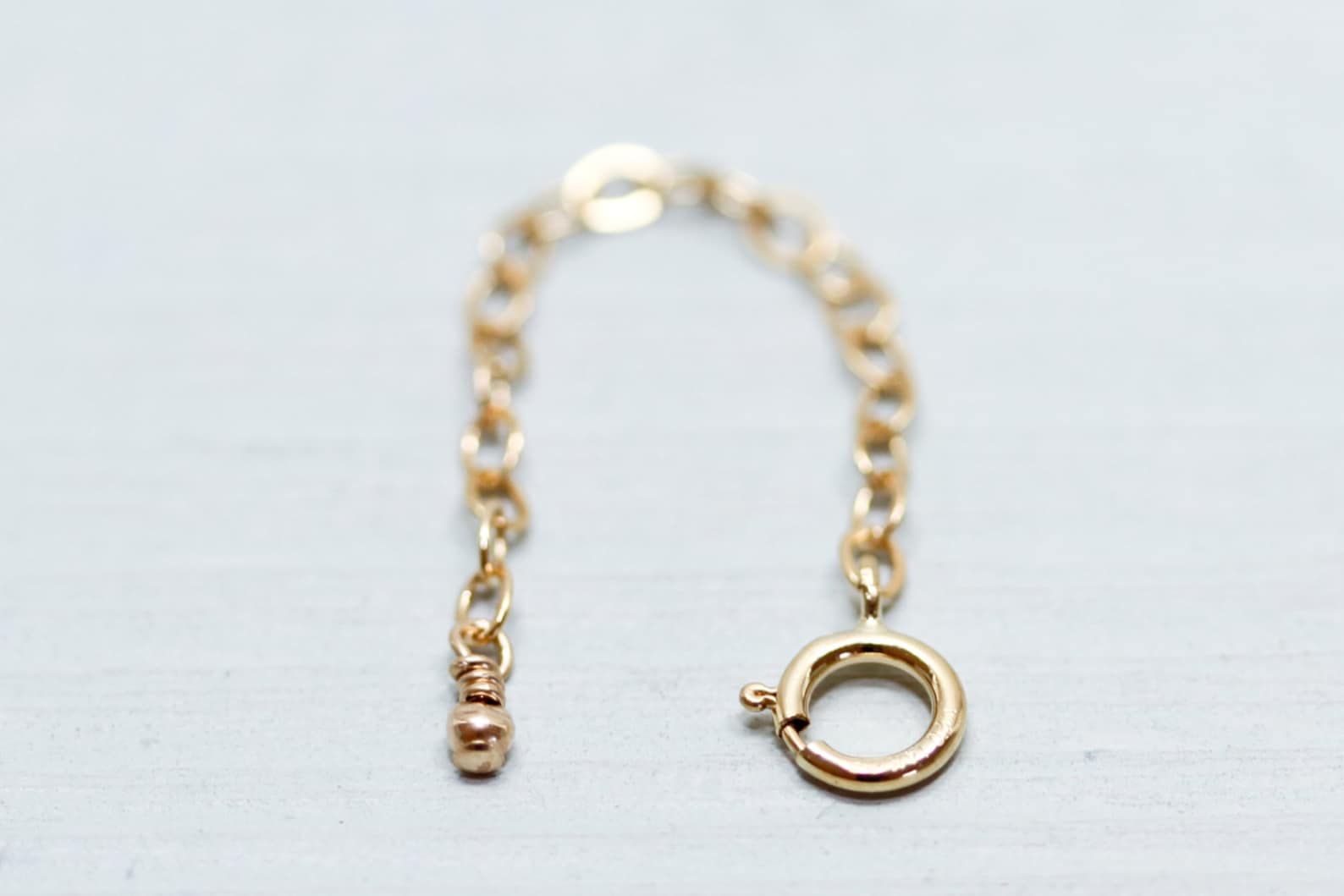 Gold Chain Extender Necklace Extender Gold Necklace | Etsy