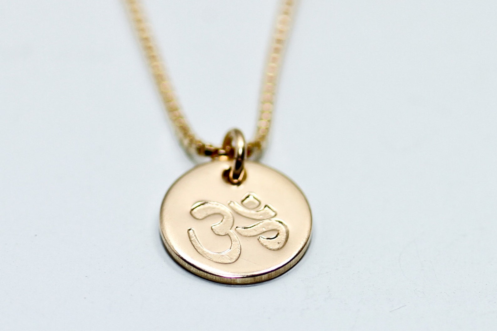 Om Necklace Ohm Necklace Om Jewelry Circle Necklace - Etsy