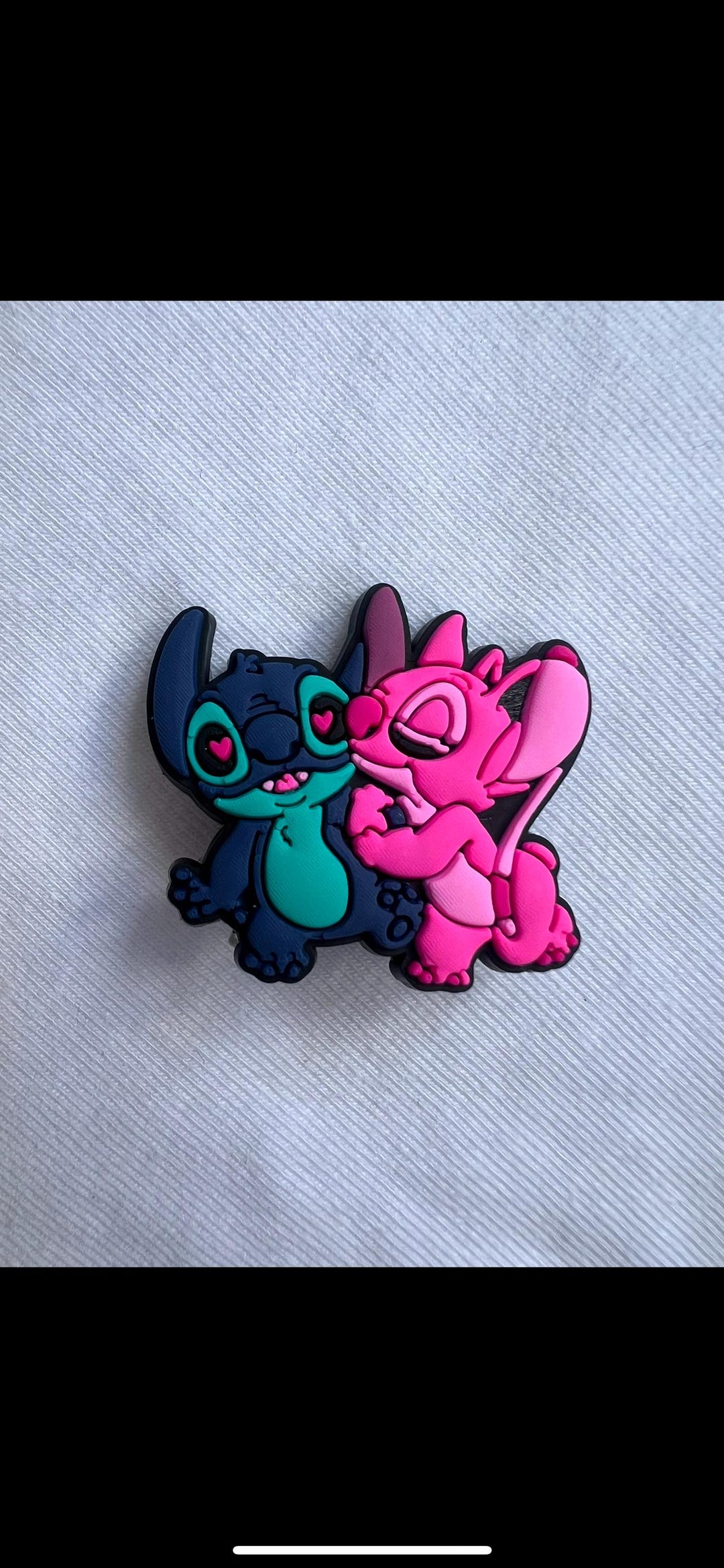 Stitch and Angel Croc Charm - Etsy
