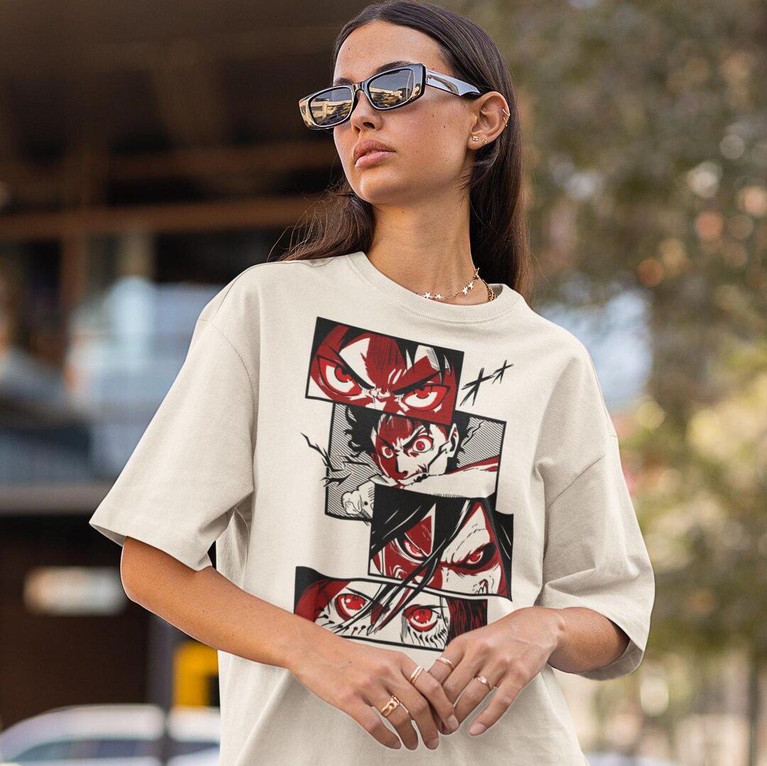 AOT Shirt, Attack on Titan Anime Merch, Attack on Titan Shirt, Anime ...