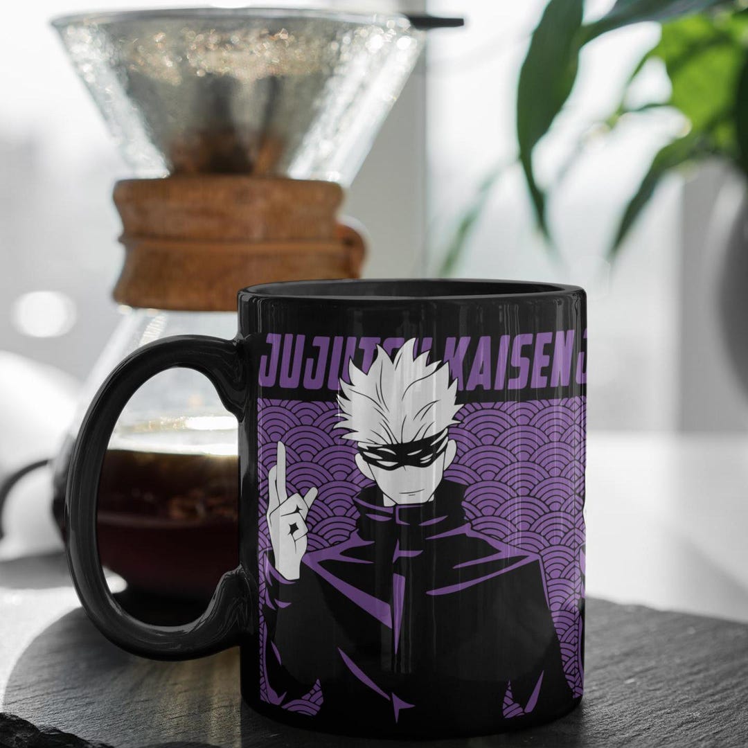 Jujutsu Kaisen Gift, Satoru Gojo, Jjk Cool Fan Art, Anime Mug, Anime ...