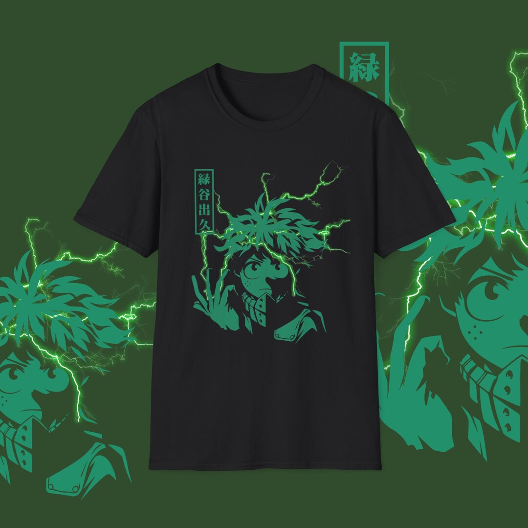 My Hero Academia Shirt, Anime Gift, MHA Anime Merch, Anime Lover, Izuku ...