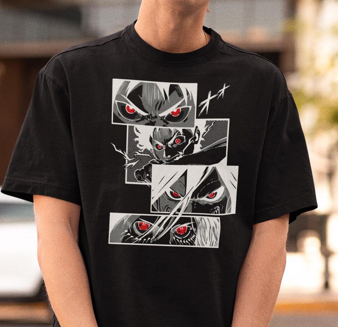 AOT Shirt, Attack on Titan Anime Merch, Attack on Titan Shirt, Anime ...