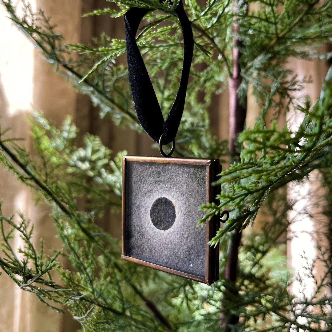 2024 Eclipse Ornament - Solar Eclipse Keepsake Ornament - Hand Painted ...