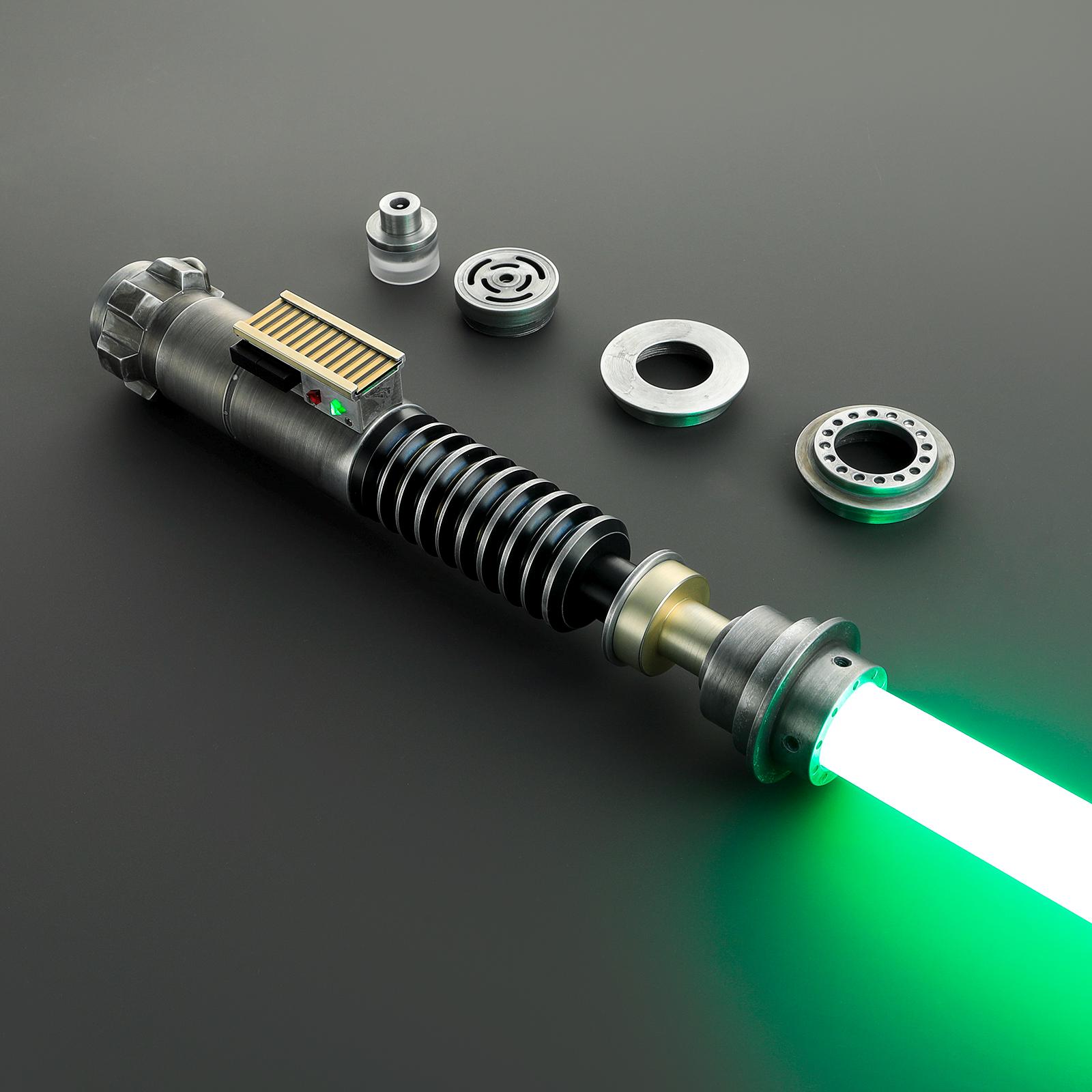 Luke Skywalker Ep6 Weathered Lightsaber Replica, Star Wars Collectible ...