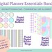 Bold Double Binder Rings | Digital Planner Wire Coils for Digital ...