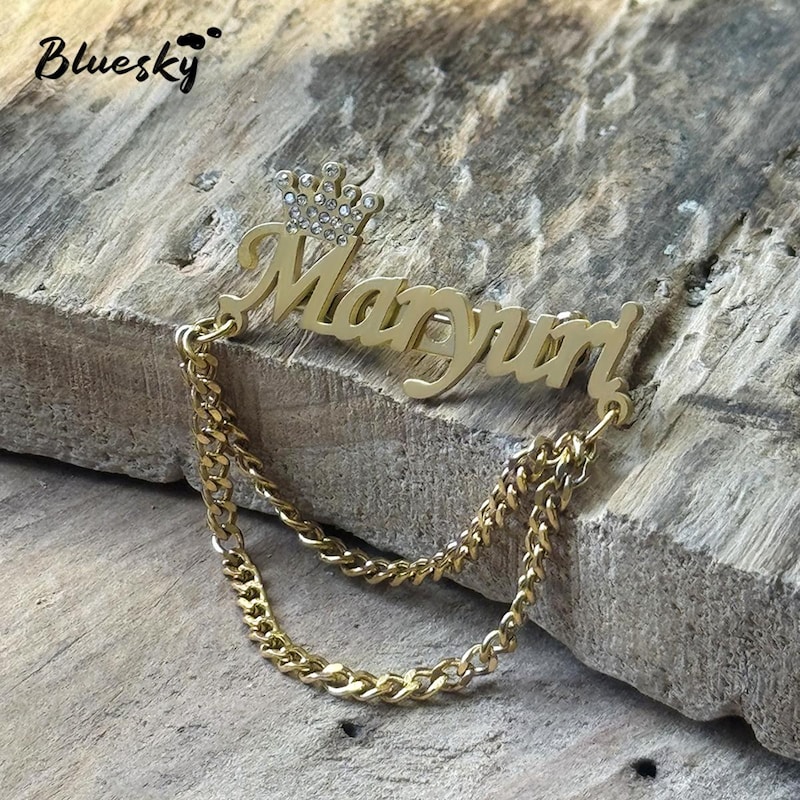 Personalized Brooch - Etsy