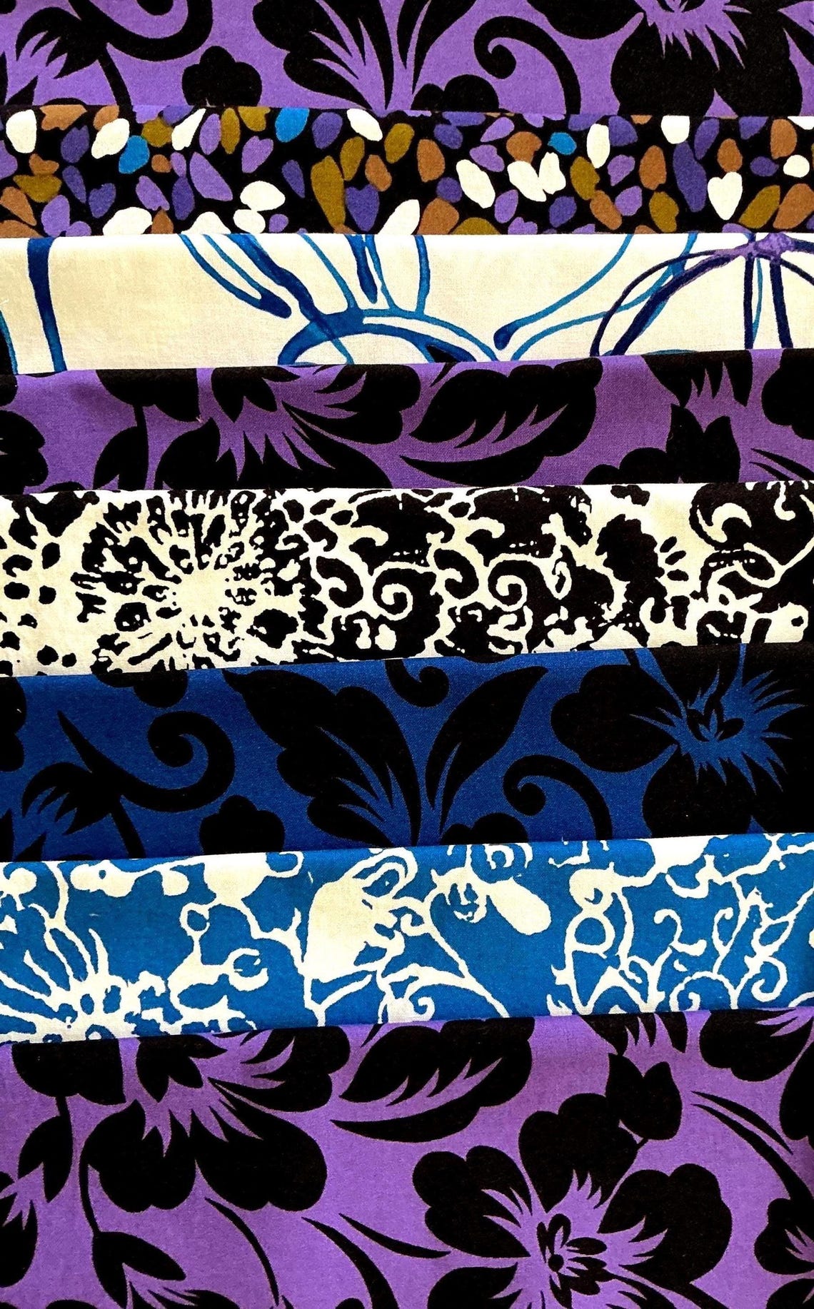 Bundle of 8 Fat Quarters - Bold and Beautiful Basics & Enchanted ...