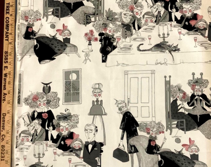 A Ghastlie Night 2010 by Alexander Henry Fabrics on White Background ...