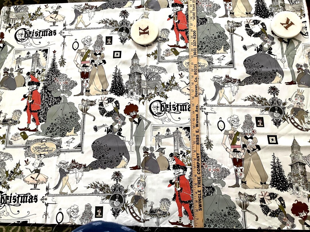A Ghastlie Christmas by Alexander Henry -2021 Fabric - 2/3-yard Cut - Etsy