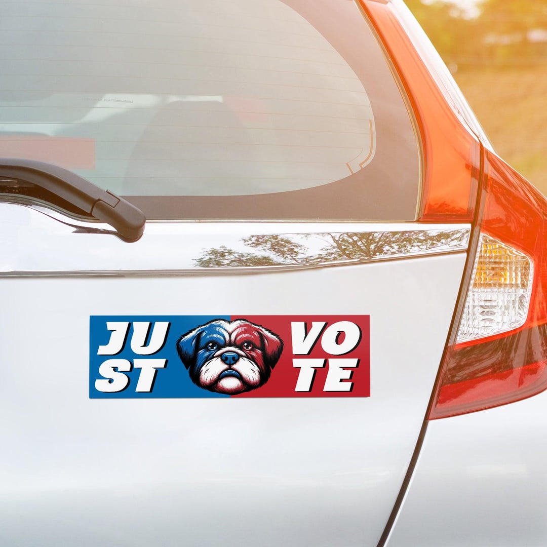 Just Vote Bumper Sticker - Etsy