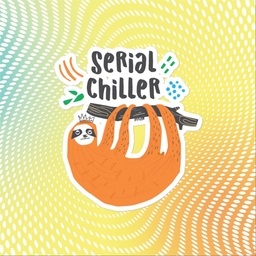 Serial Chiller Sticker, Large 4in Vinyl Sticker - Etsy