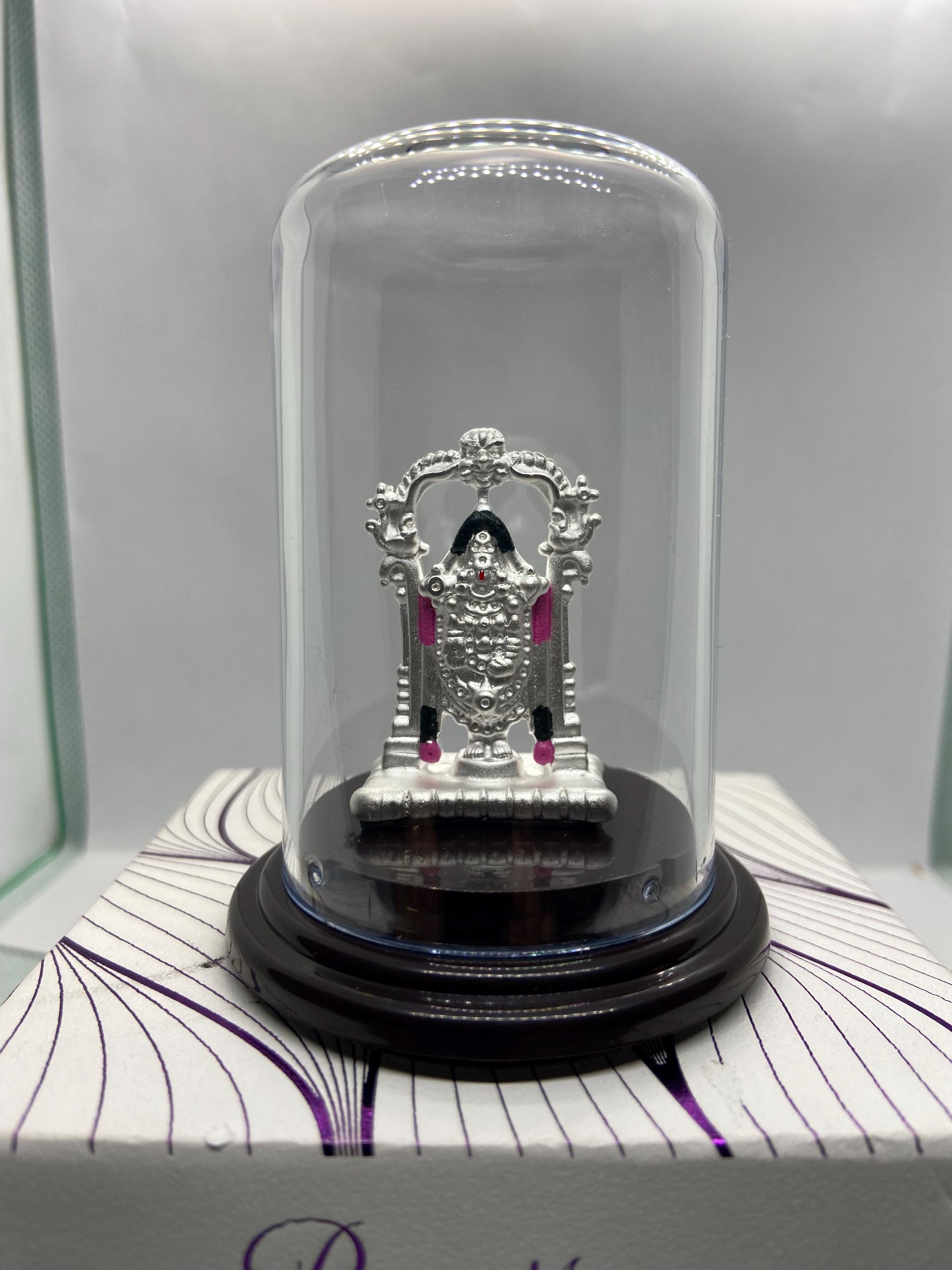 999 Pure Silver Tirupati Balaji Idol - Lord Venkateswara Statue ...