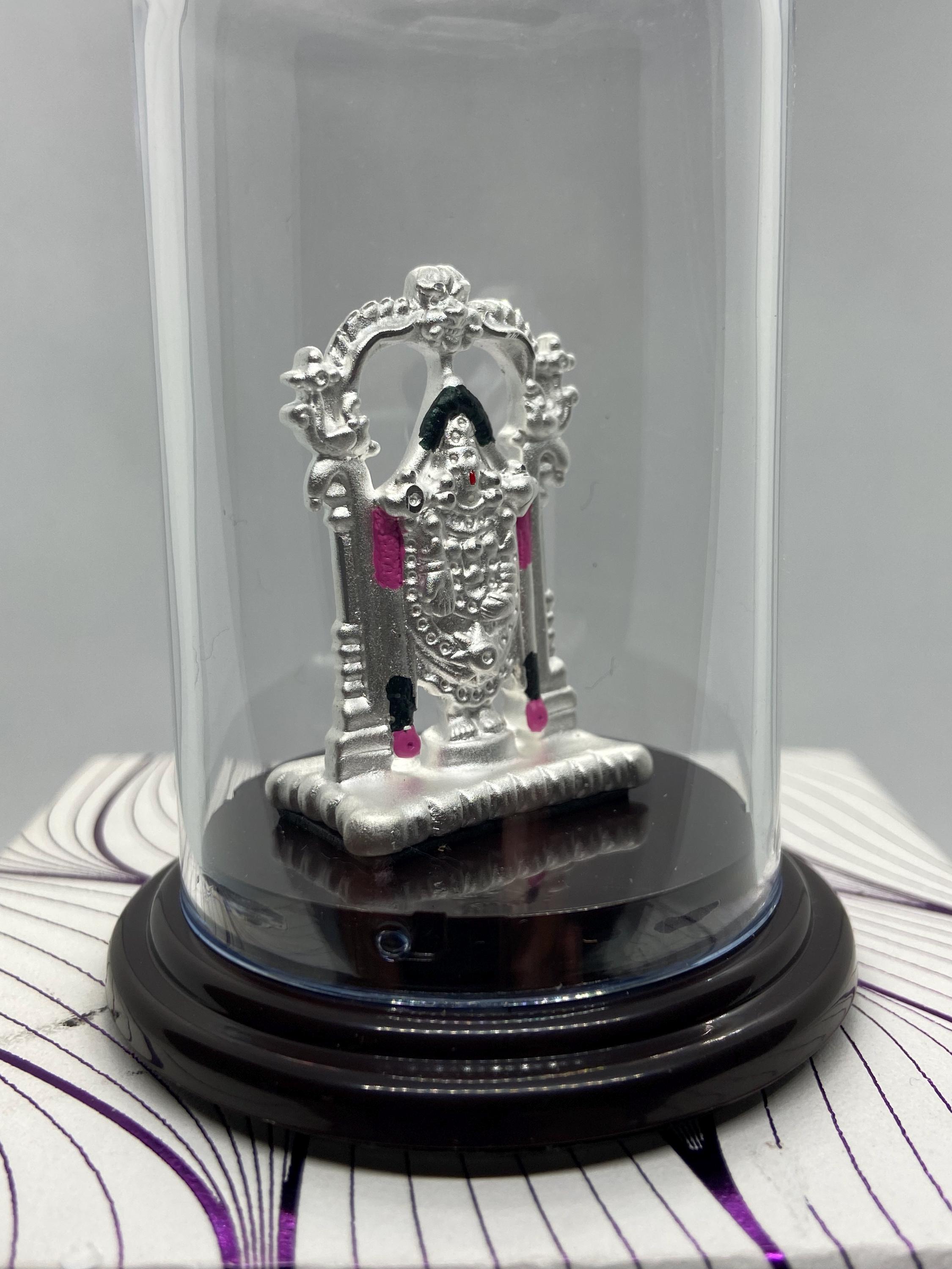 999 Pure Silver Tirupati Balaji Idol - Lord Venkateswara Statue ...