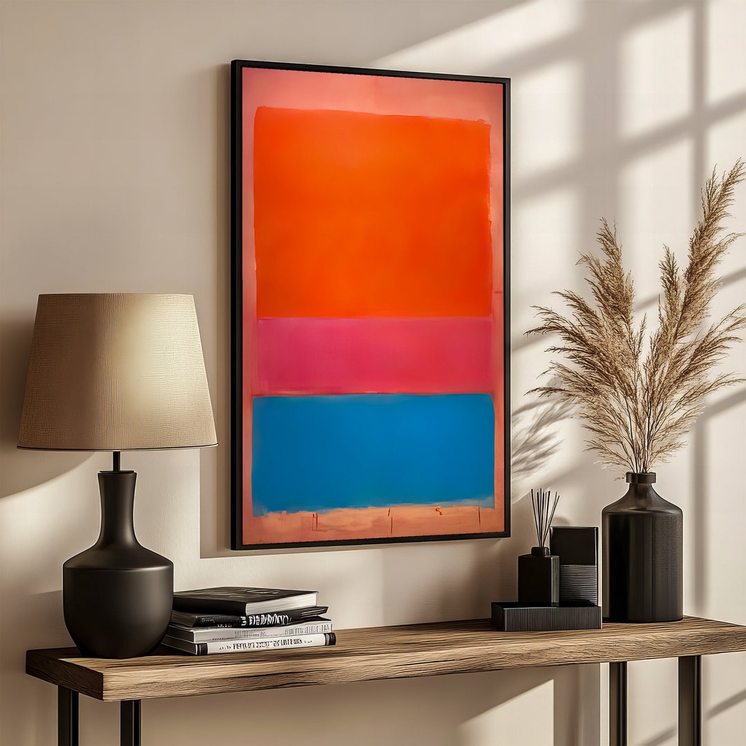 Mark Rothko's Royal Red and Blue: Iconic Abstract Expressionist Canvas ...