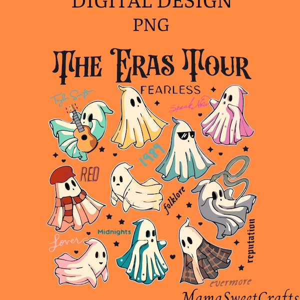 The Era Tour Ghosts Png - Etsy