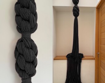 WIDE KNOT MACRAME, Ceiling Hanging Macrame Art Piece - Etsy