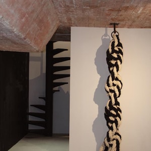 WIDE KNOT MACRAME, Ceiling Hanging Macrame Art Piece - Etsy